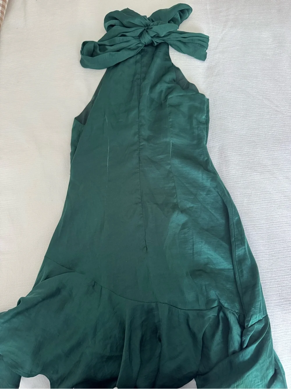 Selfie Leslie | Dresses | Selfie Leslie Deep Teal Green Halter Dress ...